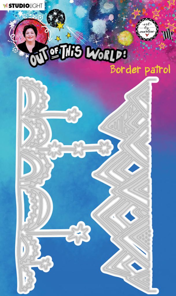 ABM Cutting & Emb. Die Border patrol Out Of This World 100x160mm nr.87